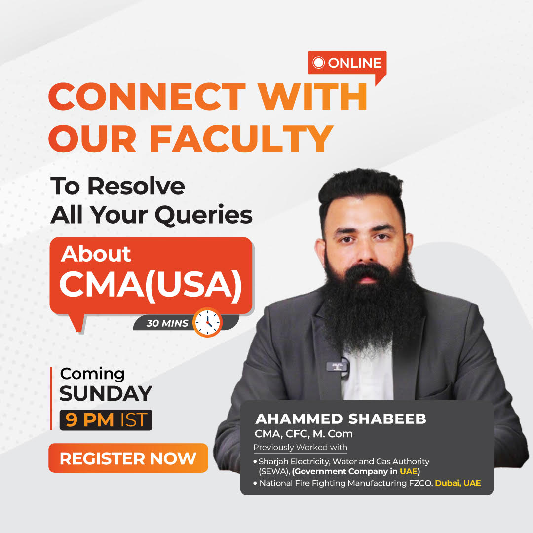 CMA USA Course Centre in calicut and kerala| CMA USA